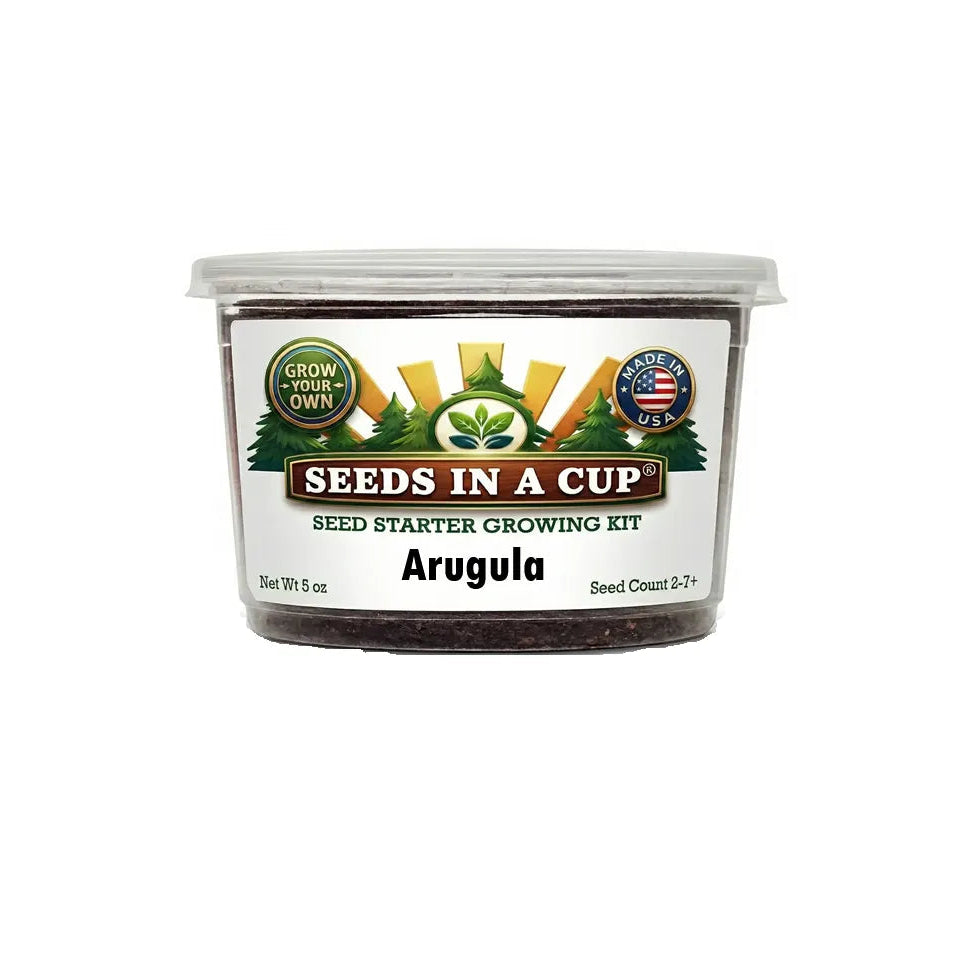 Arugula Grow Kit | Made in USA | Seeds In A Cup®